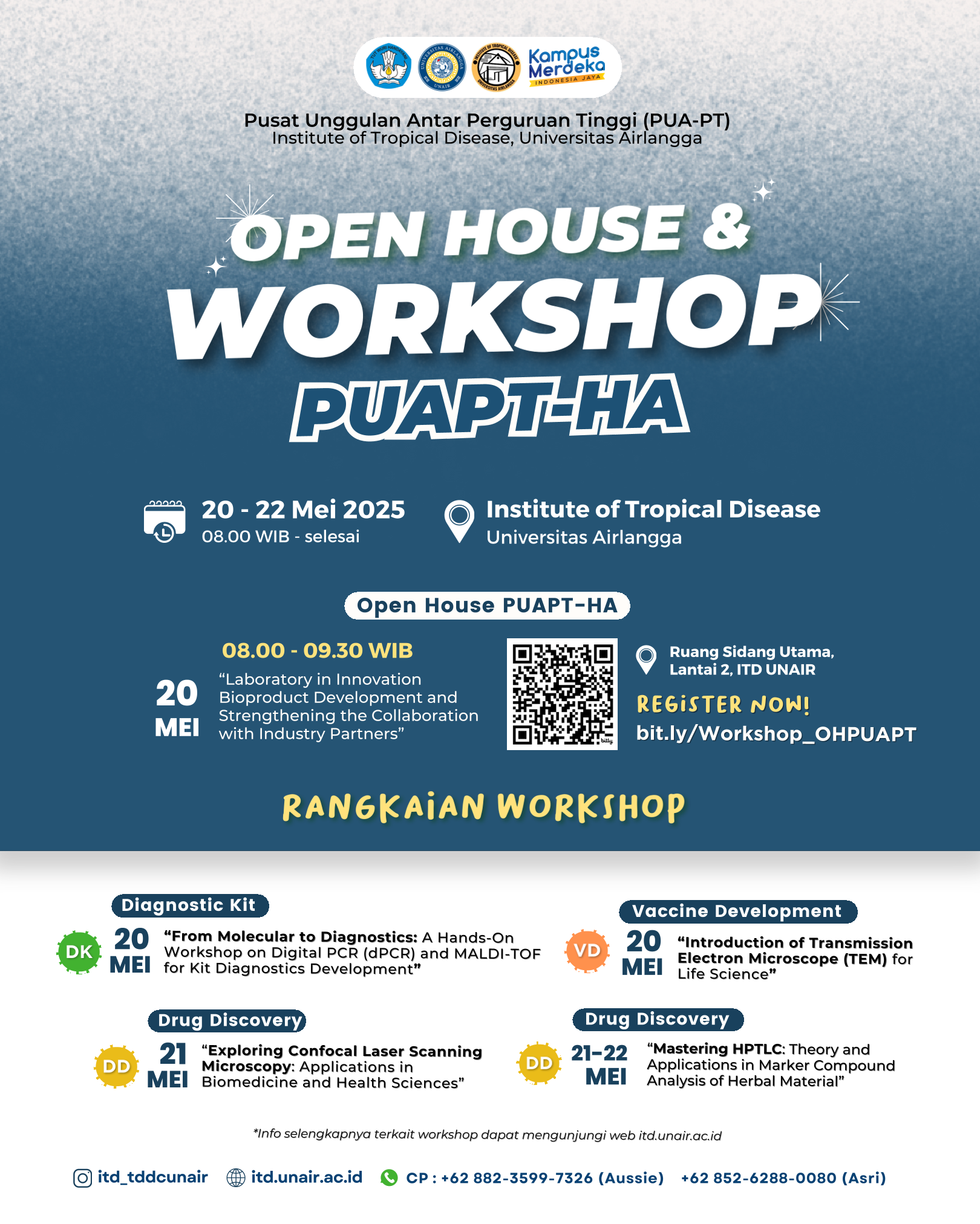 Open House & Workshop PUA-PT Health Autonomy - Institute of Tropical Disease